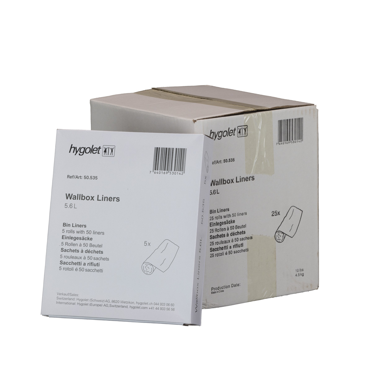 Wallbox liners 5.6 Litres | hygolet.eu