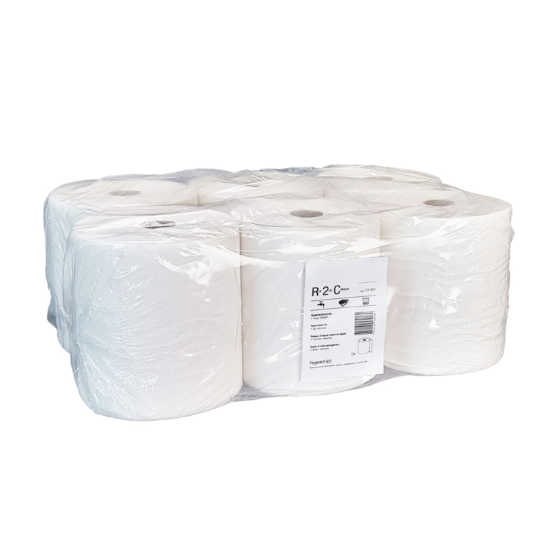 Paper roll Autocut, 2-ply, 140 m, 6 rolls | hygolet.eu